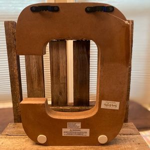 American Atelier | Accents | Teal Wood Letter C Wall Decor Monogram ...